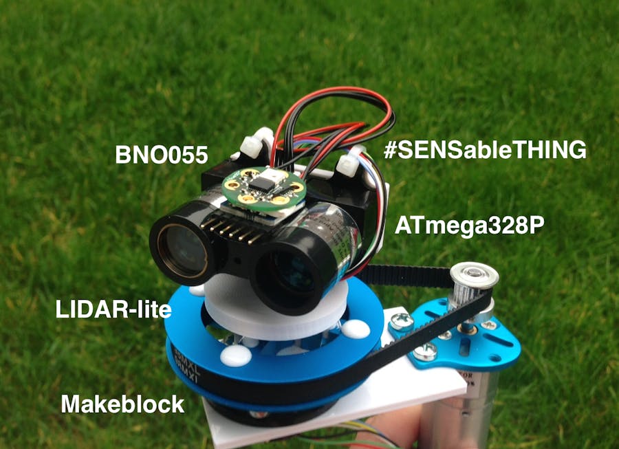 Complete Orientation in 3D space - LIDAR + 9DOF = 10DOF - Hackster.io